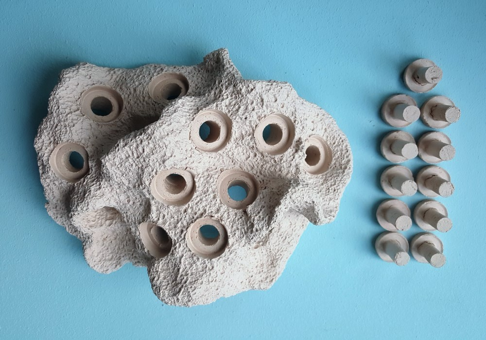 Frag rack that looks like a rock | Reef2Reef