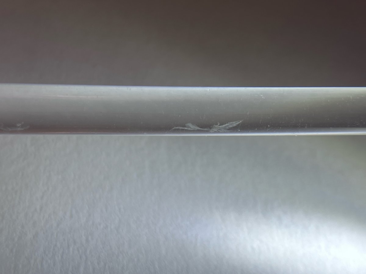 These fibrous looking tendrils came out of my return after I turned the ...
