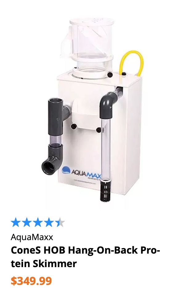 California - Skimmers - Aquamax ConeS - Deepwater Aquatics’ HOB skimmer ...