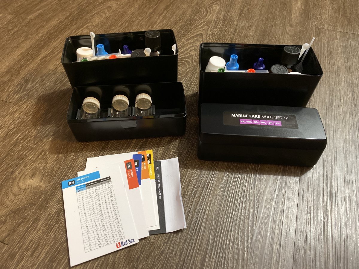 California - $70 Two Red Sea Marine Care Multi Test Kits | Reef2Reef