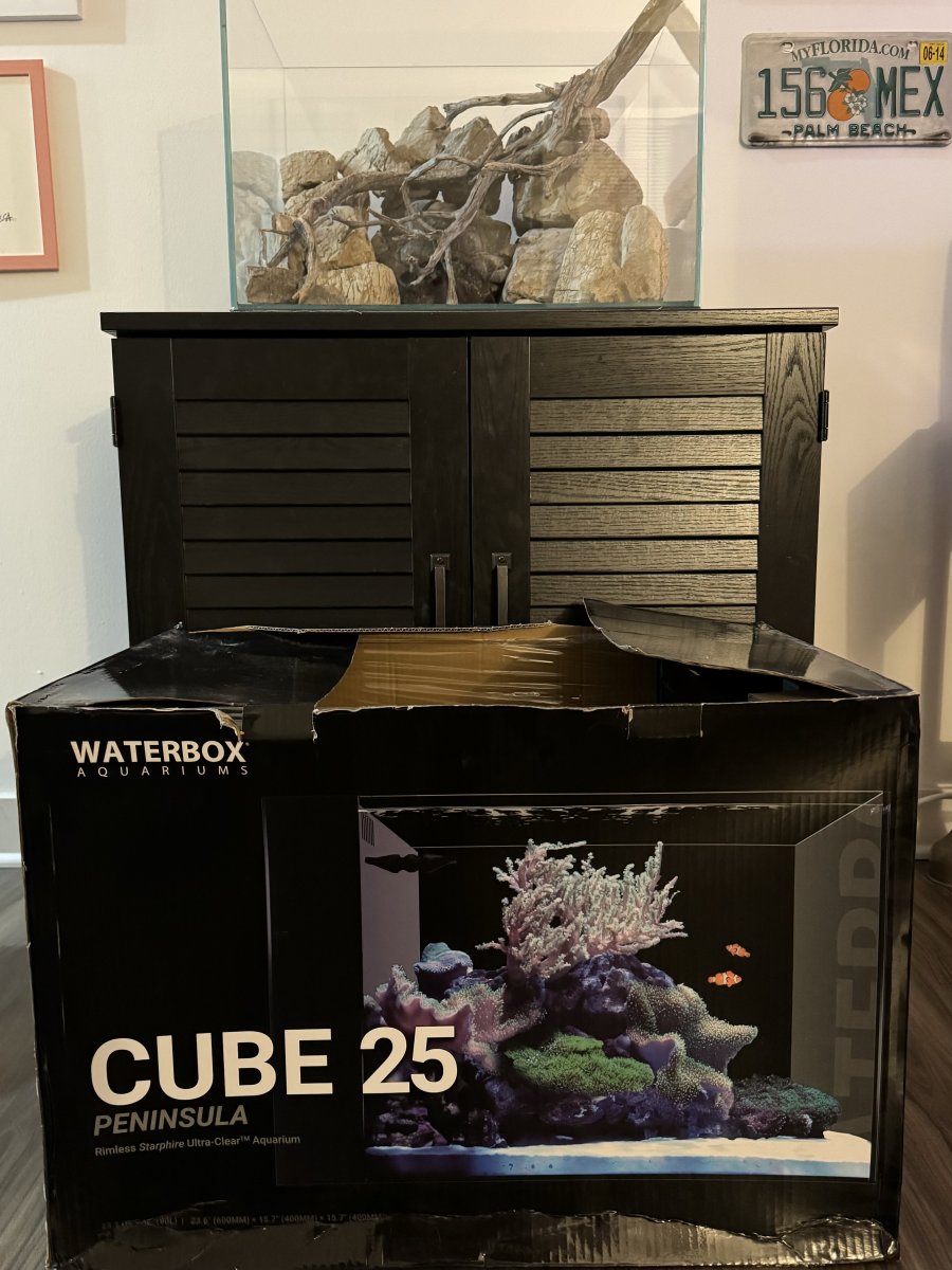 AIO Build - Waterbox Cube 25 Peninsula Nano AIO build | Reef2Reef