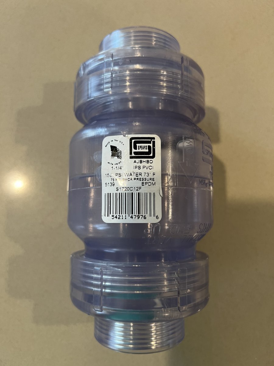 Illinois - Plumbing - Dry Goods - Spears 1-1/4" Clear PVC True Union ...