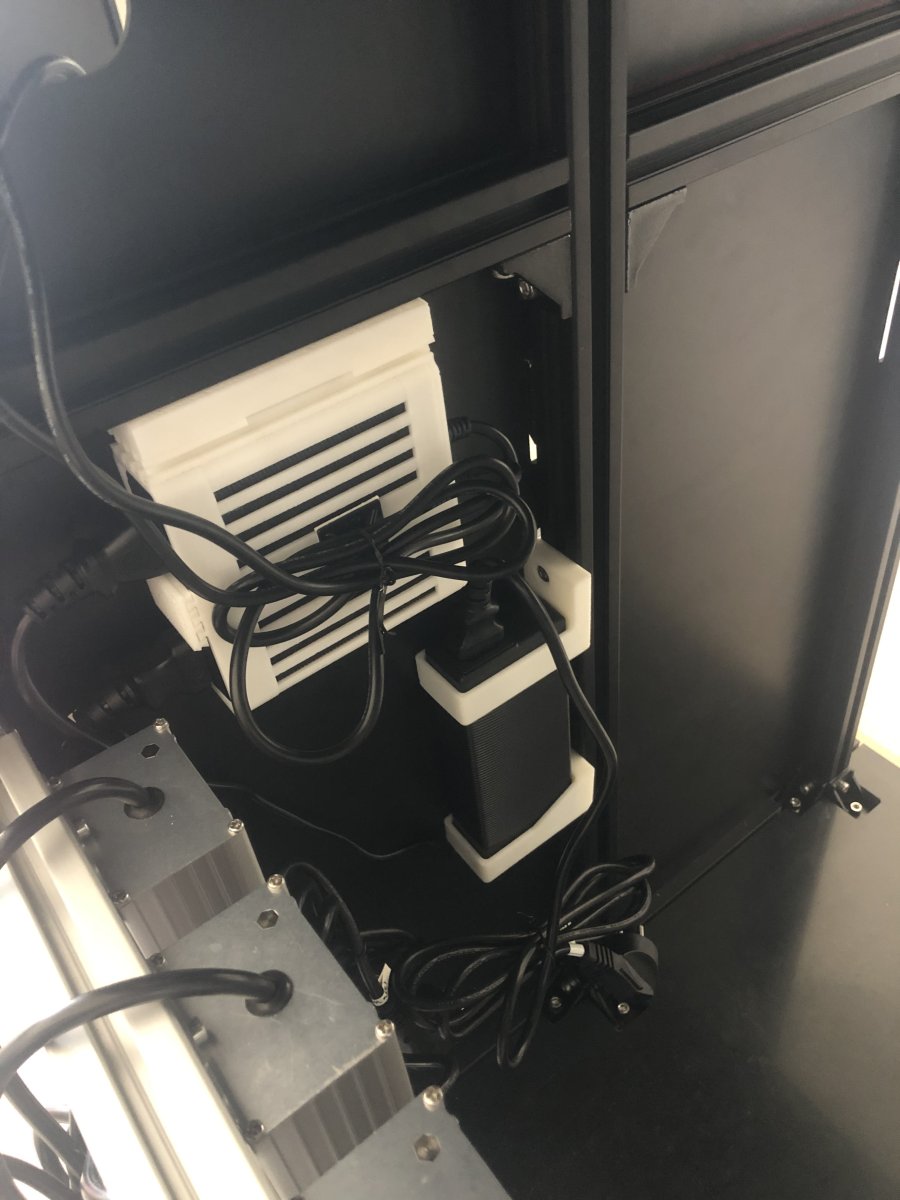 Organize and hide ballasts and wiring. | Reef2Reef