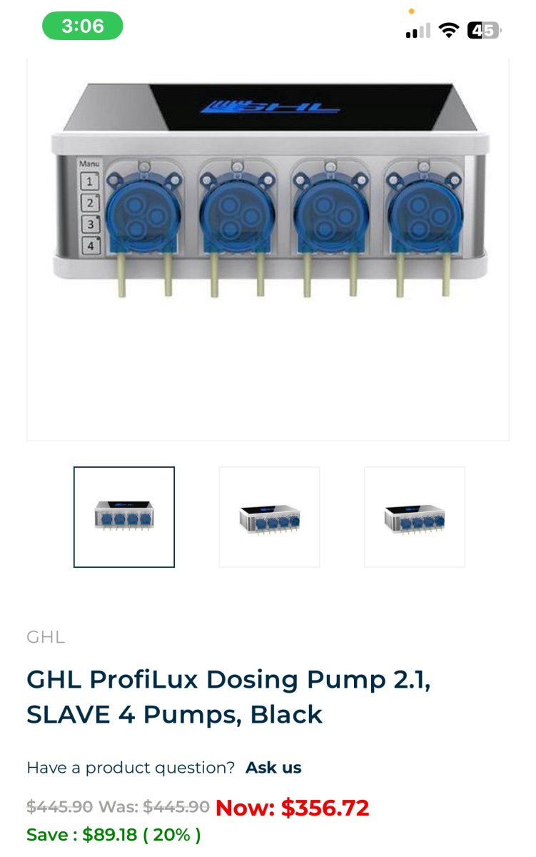 Illinois - Dosing - Dry Goods - SOLD - GHL ProfiLux Dosing Pump 2.1 ...