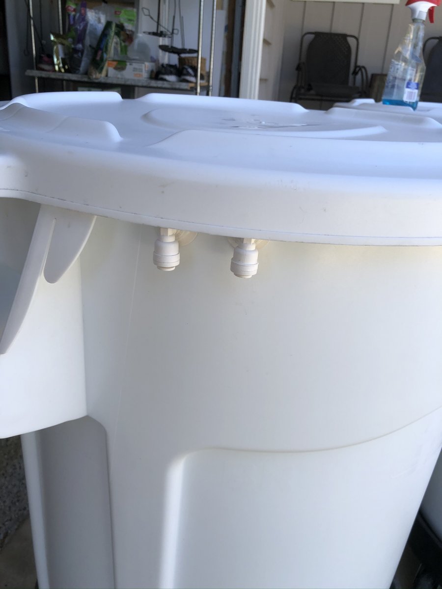 California - ATO - RO/DI - Saltwater Mixing/RODI Storage Barrels with ...