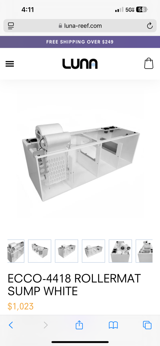 Texas - Aquariums - Sumps - Dry Goods - SOLD - Luna Ecco 4418 sump ...