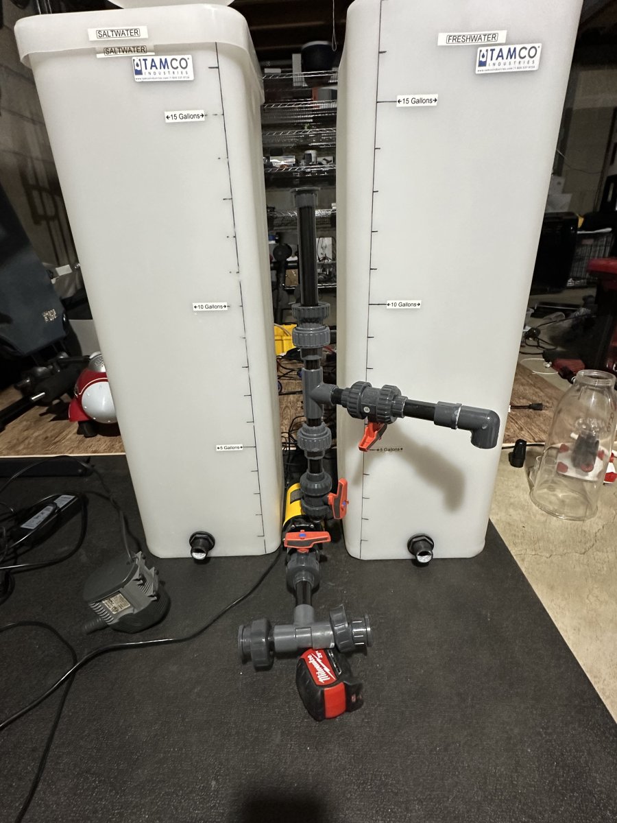 Ohio - Plumbing - Dry Goods - Two 20 Gallon Tamco Square HDPE ...