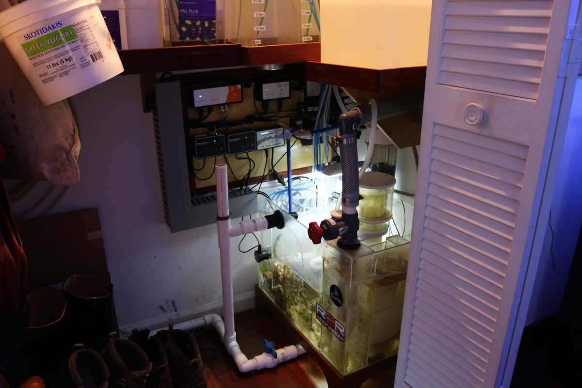 Let's See those external sump rooms, fish rooms and in my case closets ...