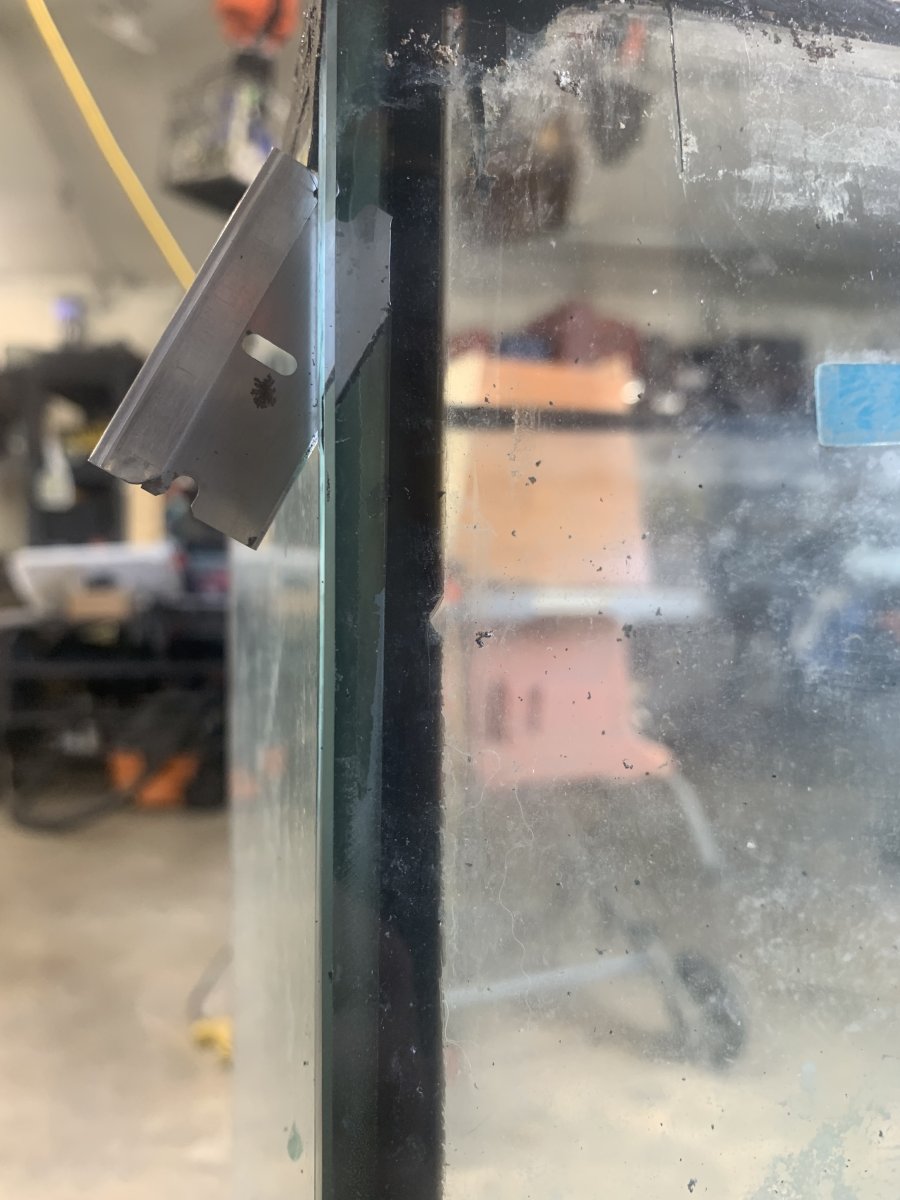 Black silicone can hide failing seams! | Reef2Reef