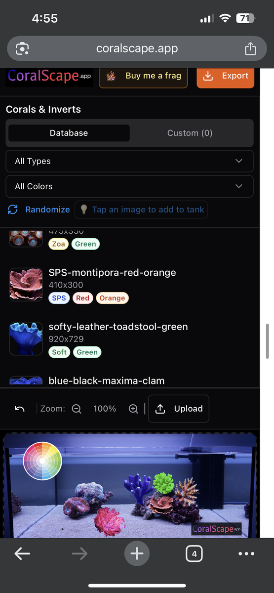 CoralScape - digital reef designer web app - now Mobile Supported ...
