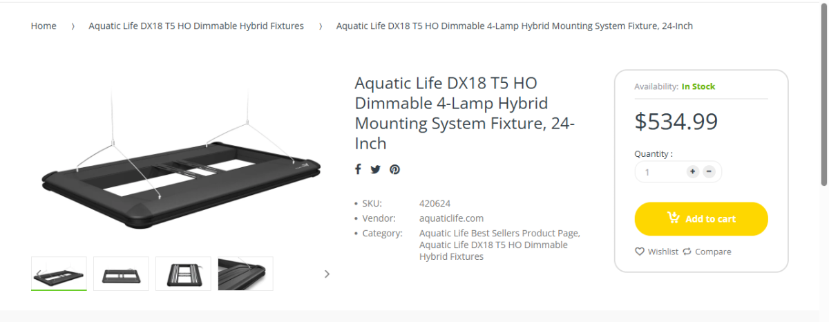 Best T5 Fixture for Fiji Cube 38 Gallon Peninsula? | Reef2Reef