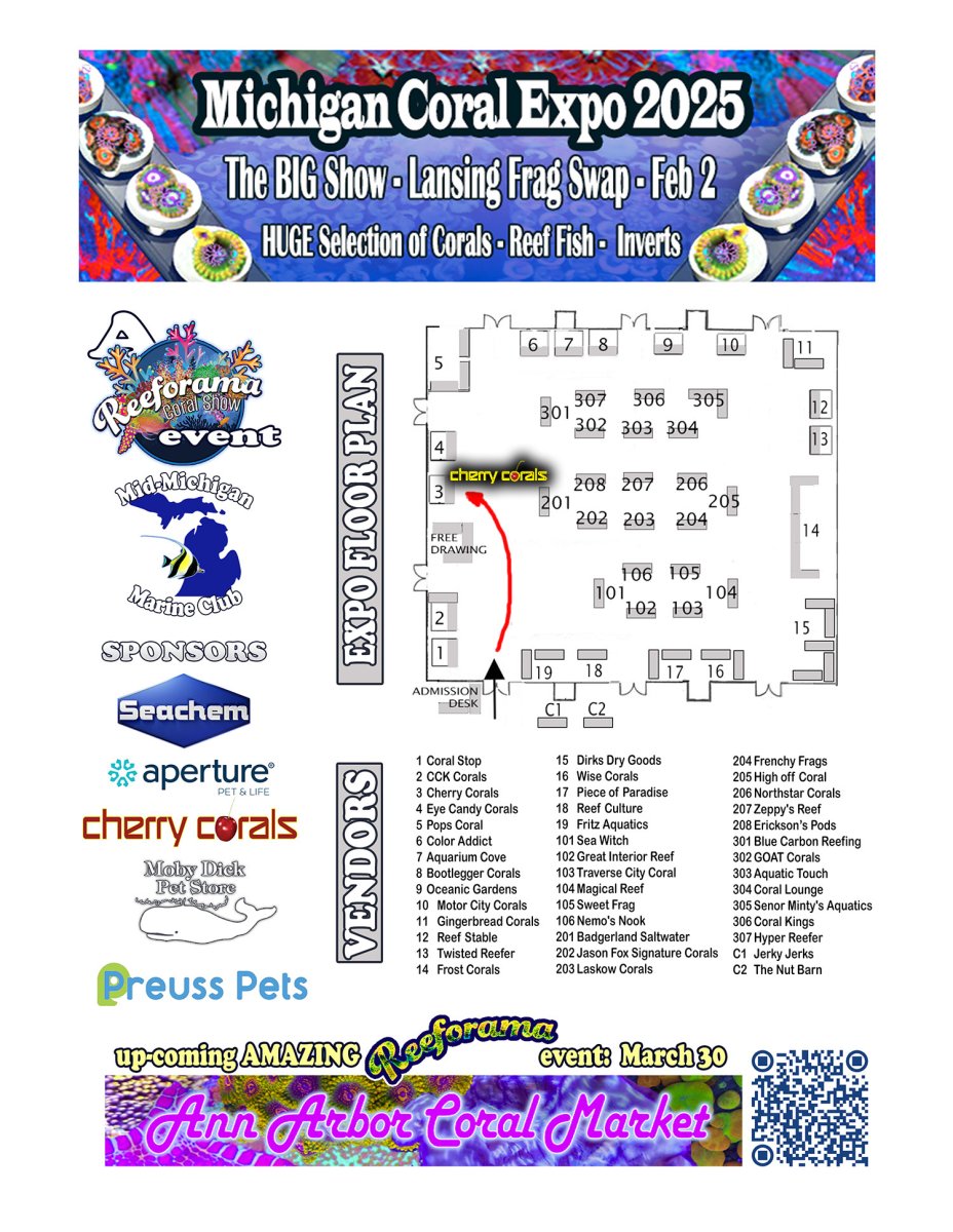 The Biggest Frag Swap in Michigan... 2025 Michigan Coral Expo! aka the ...